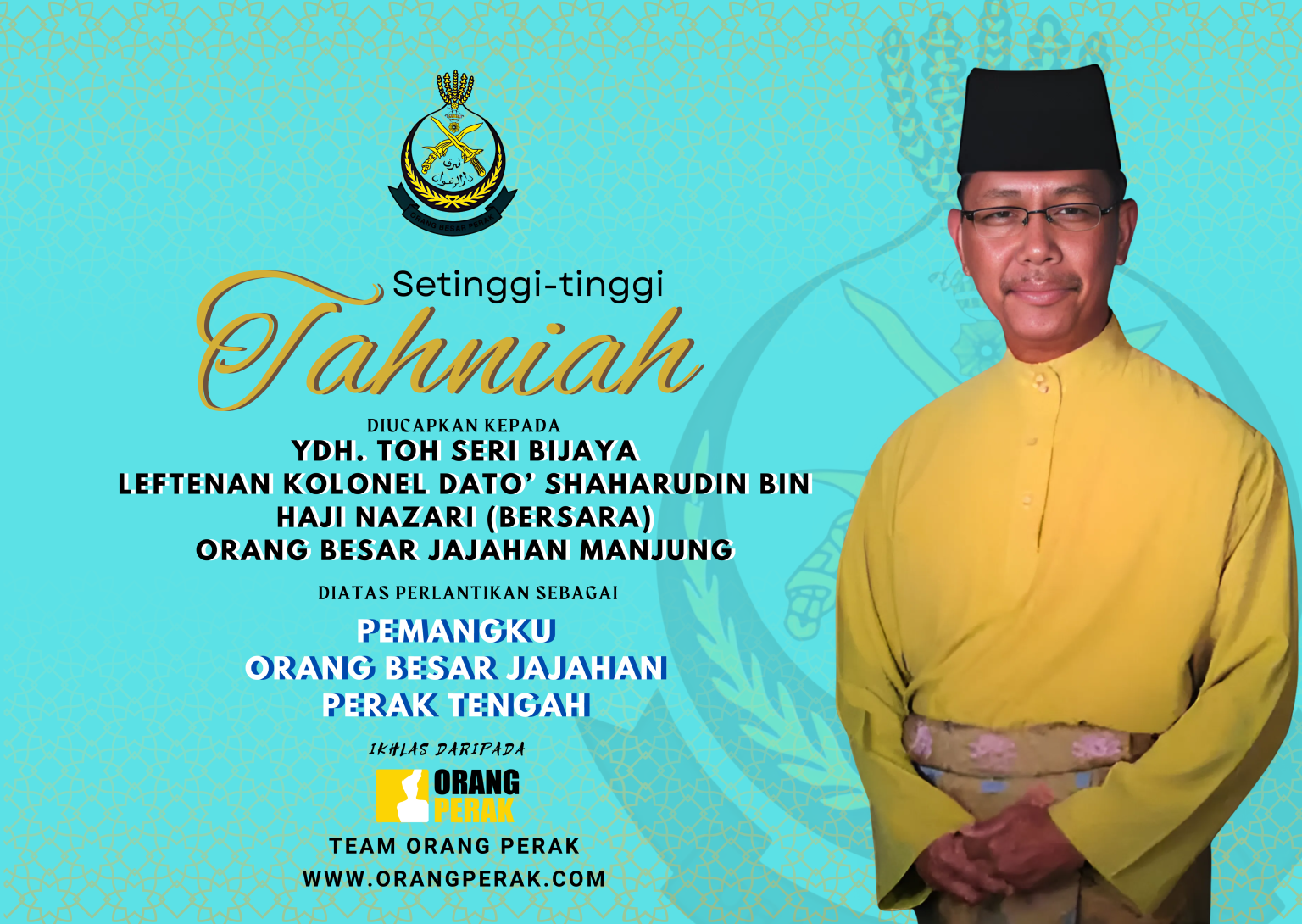 Toh Seri Bijaya Leftenan Kolonel Dato' Shaharudin Nazari (Bersara ...